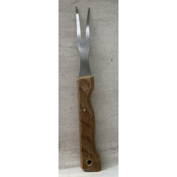 Dining | Vintage Carving Turning Fork Stainless Steel Classic Wood ...